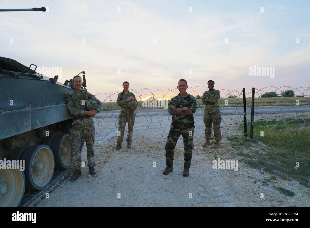 From left to right, Capt. Jennifer Price, Royal Artillery, 77th ...
