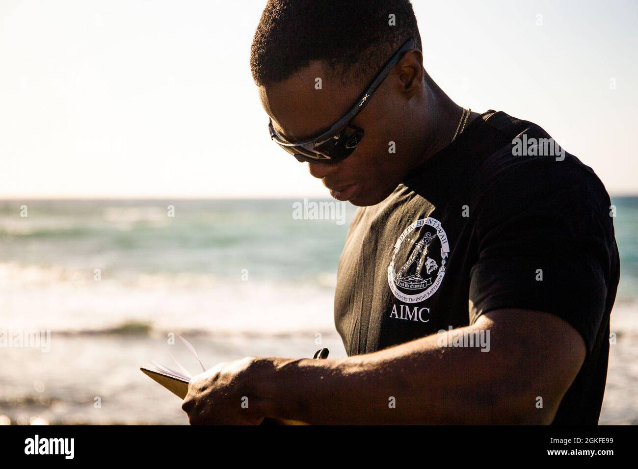 U.S. Marine Corps SSgt. Nicholas Charles, an instructor of the ...