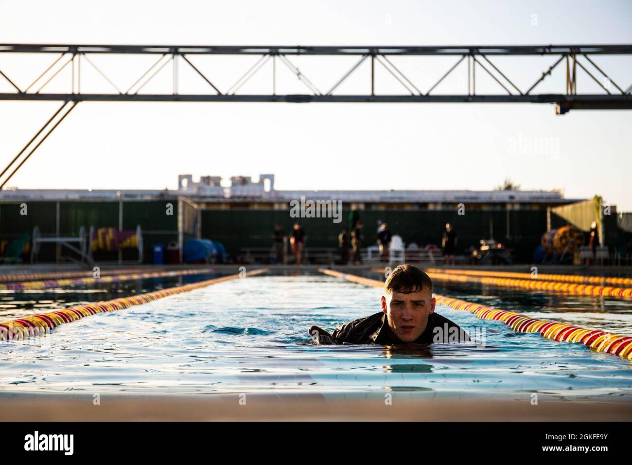U.S. Marine Corps Cpl. Colton Wright, a student in the Detachment ...