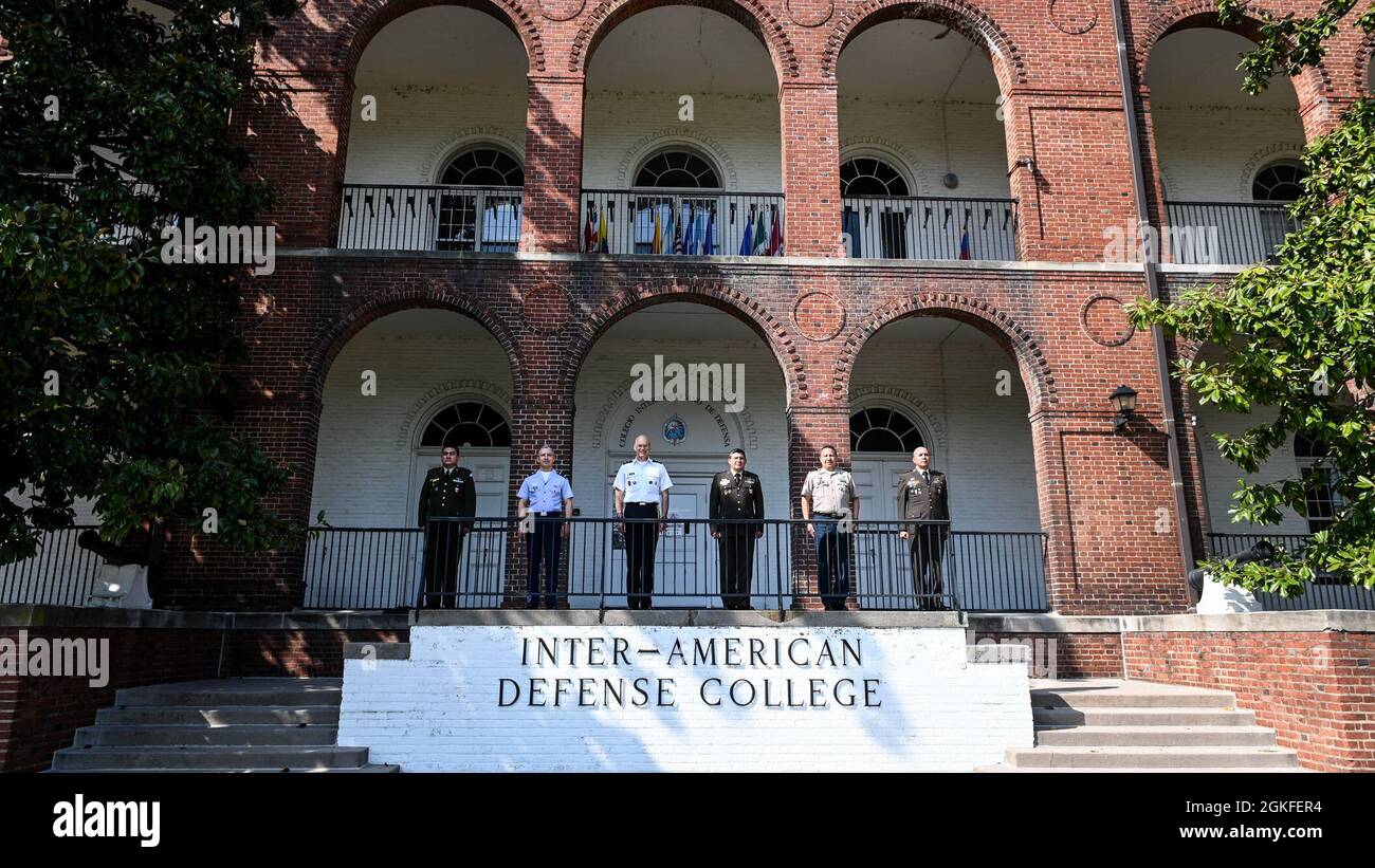 Inter-American Defense College Leadership greeted Guatemalan Army Col ...