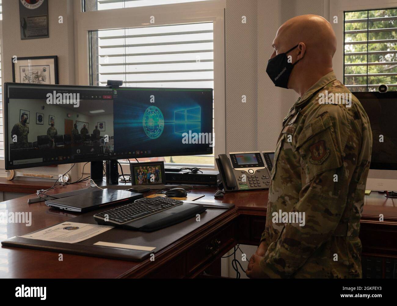 U.S. Air Force Brig. Gen. Josh Olson, 86th Airlift Wing commander ...