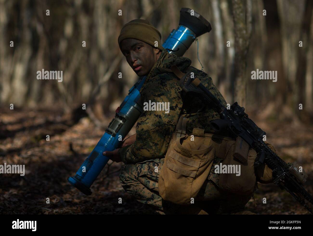 U.S. Marine Corps Lance Cpl. Ryan Koch, an automatic rifleman with 3d ...