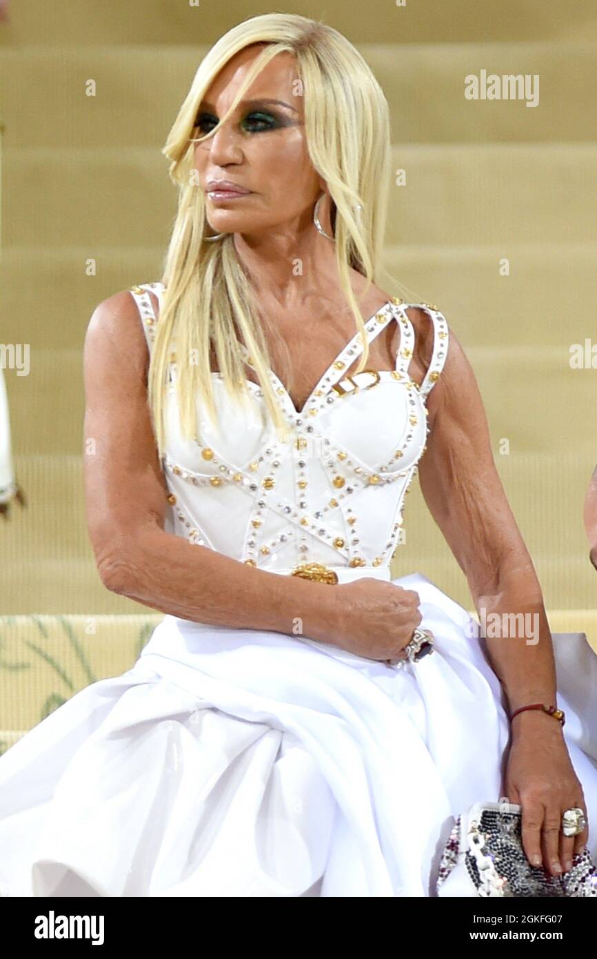 New York, NY, USA. 13th Sep, 2021. Donatella Versace at arrivals for ...