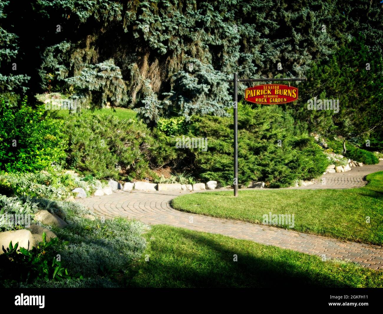 Senator patrick burns formal gardens hi-res stock photography and ...