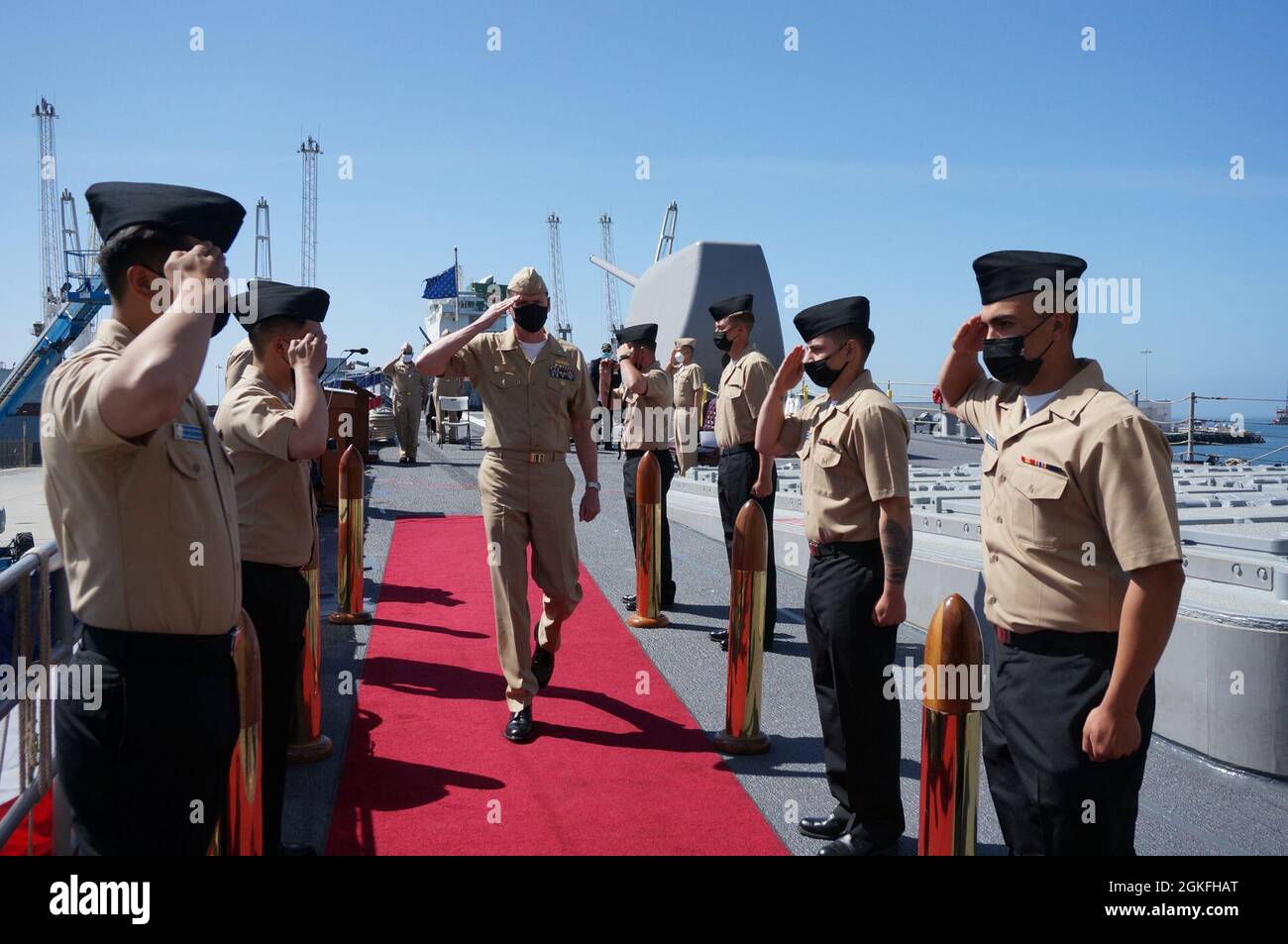 210409-N-CF707-1015 PORT HUENEME (Apr. 9, 2021) Capt. Steven Foley ...