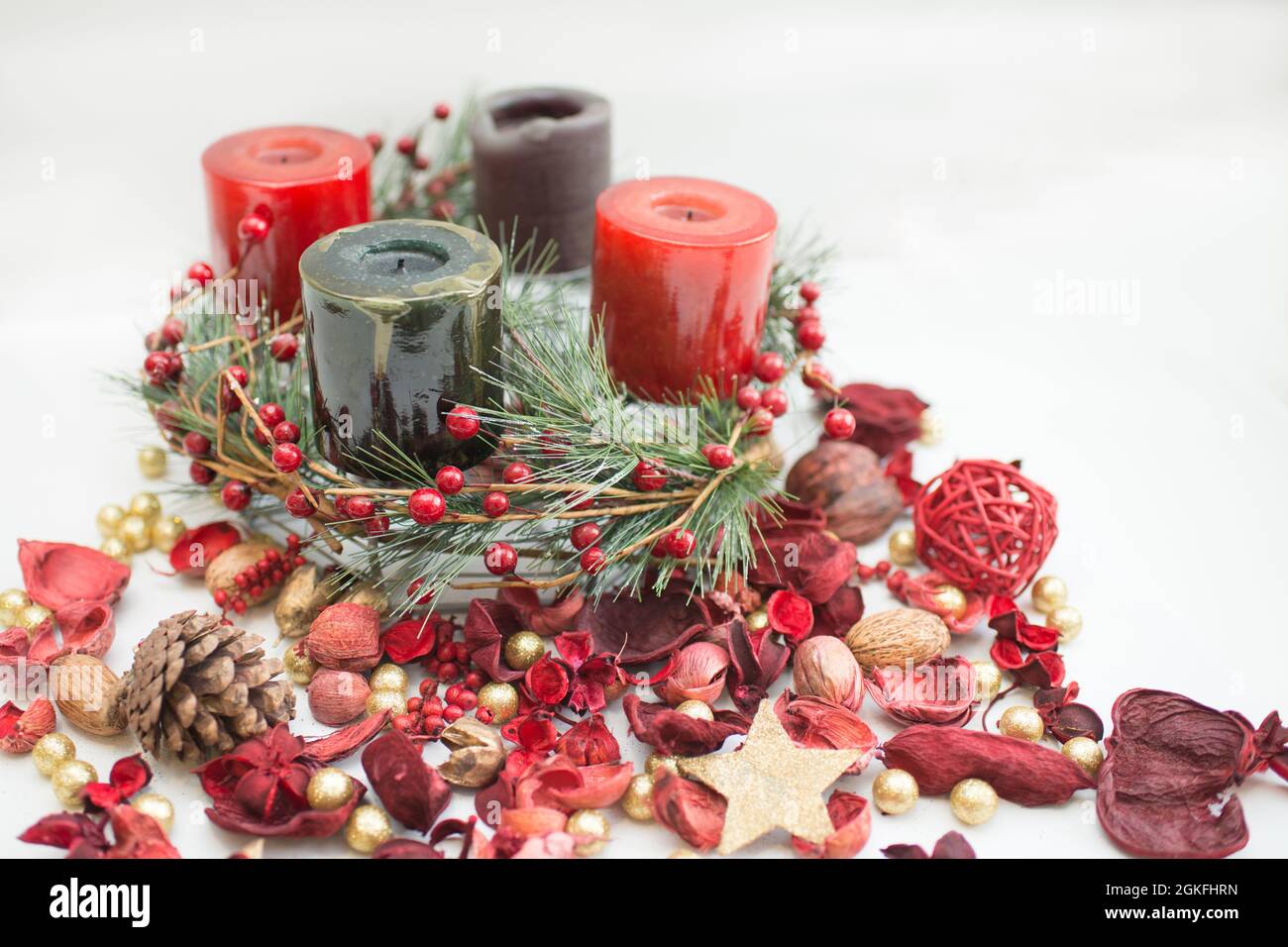 Candel decoration hi-res stock photography and images - Alamy