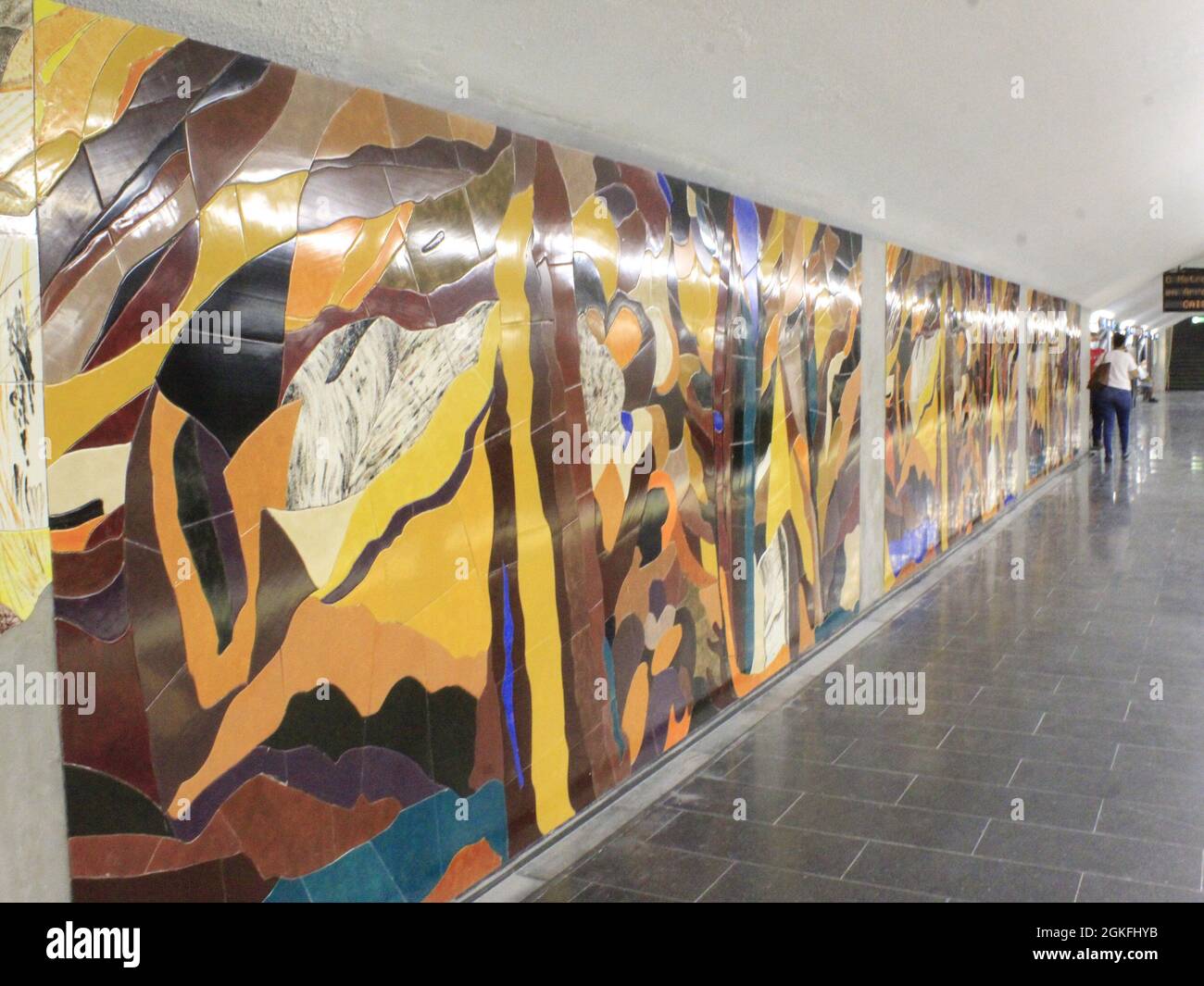 Lisboa, Portugal. 14th Sep, 2021. (INT) Lisbon Metro Arroios Station ...