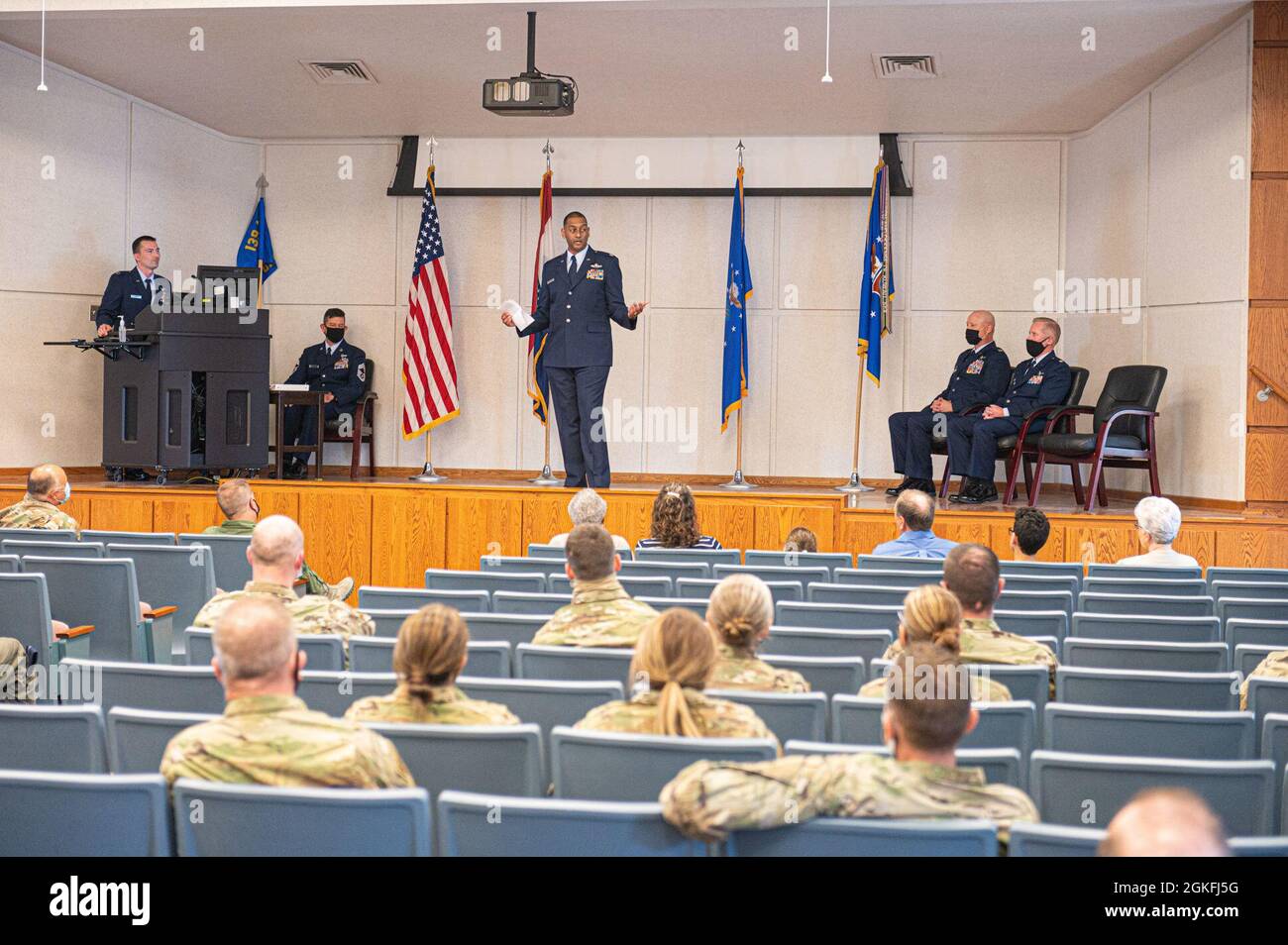 U.S. Air Force Lt. Col. Erik Smith, incoming commander of the 139th ...