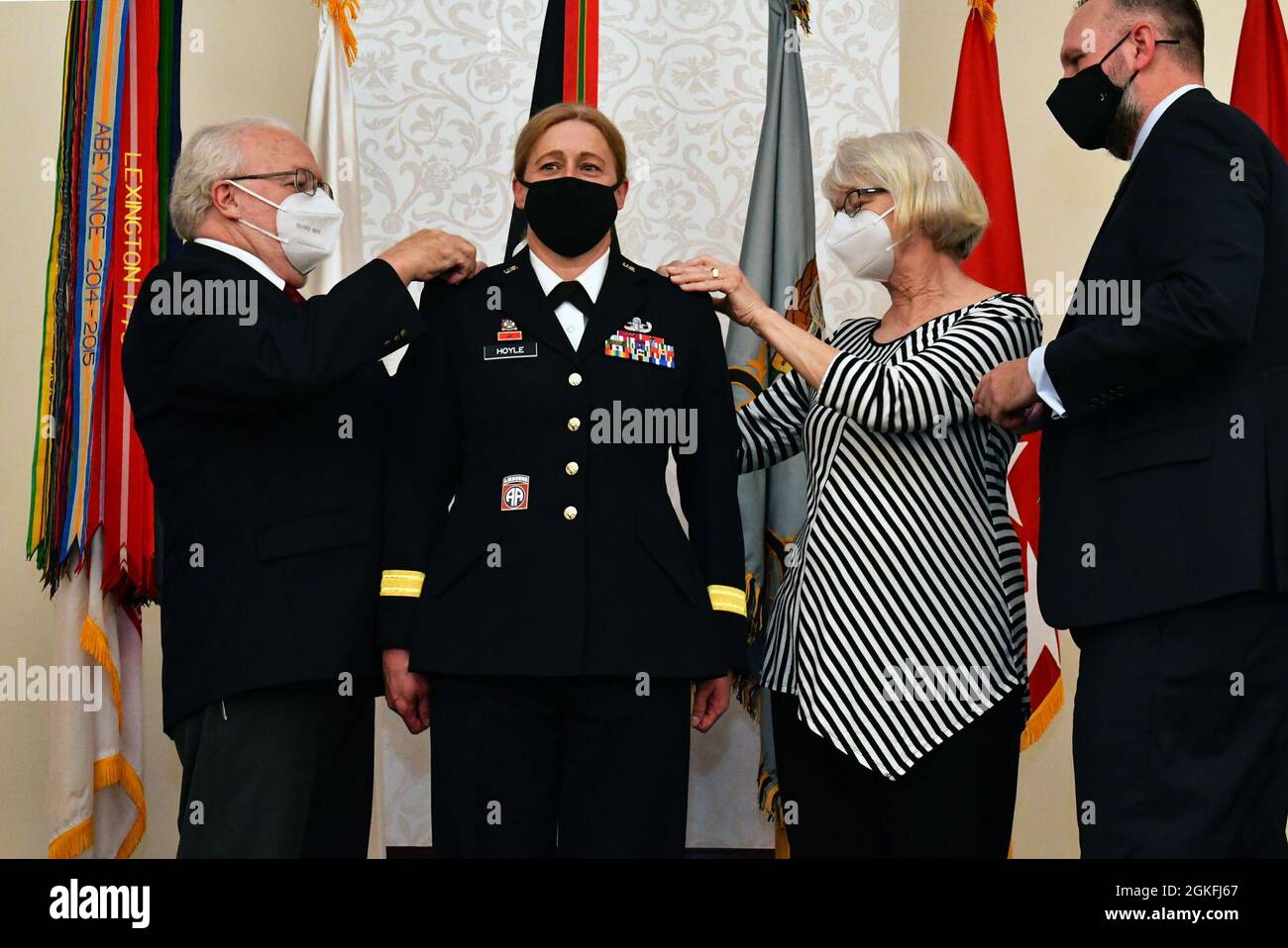 U.S. Army Brig. Gen. Heidi J. Hoyle, the commanding general of Military ...