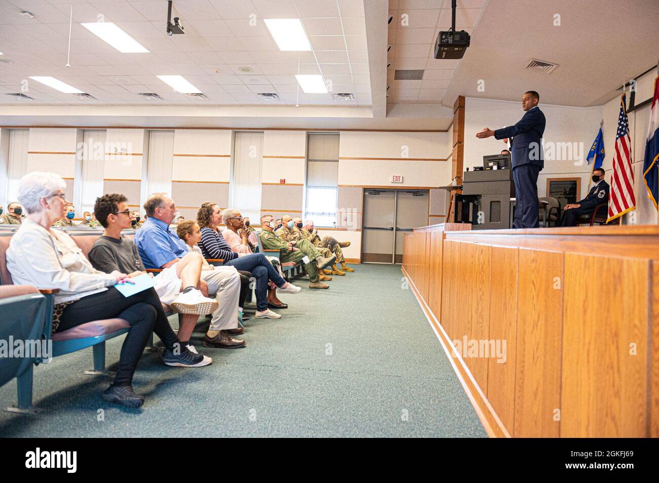 U.S. Air Force Lt. Col. Erik Smith, incoming commander of the 139th ...