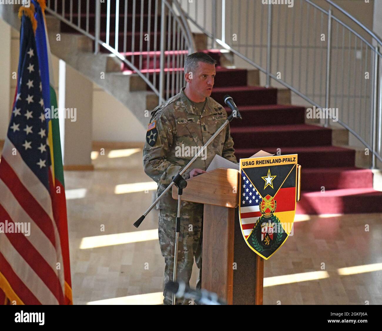 U.S. Army Garrison Rheinland-Pfalz Command Sgt. Maj. Stephen J ...