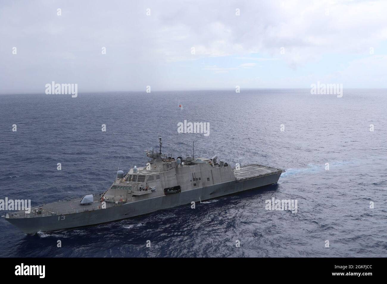 Freedom variant littoral combat ship uss wichita lcs 13 fires hi-res ...