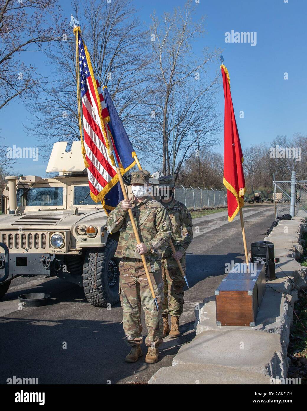 U.S. Army Soldiers with the 177th Military Police Brigade, Michigan ...