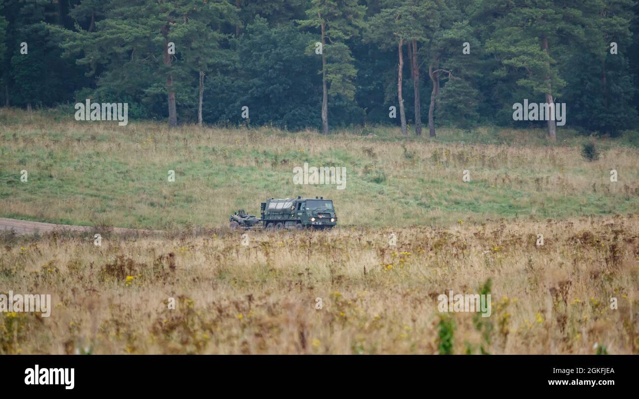 British army Steyr-Daimler-Puch BAE Systems Pinzgauer high-mobility 6x6 ...