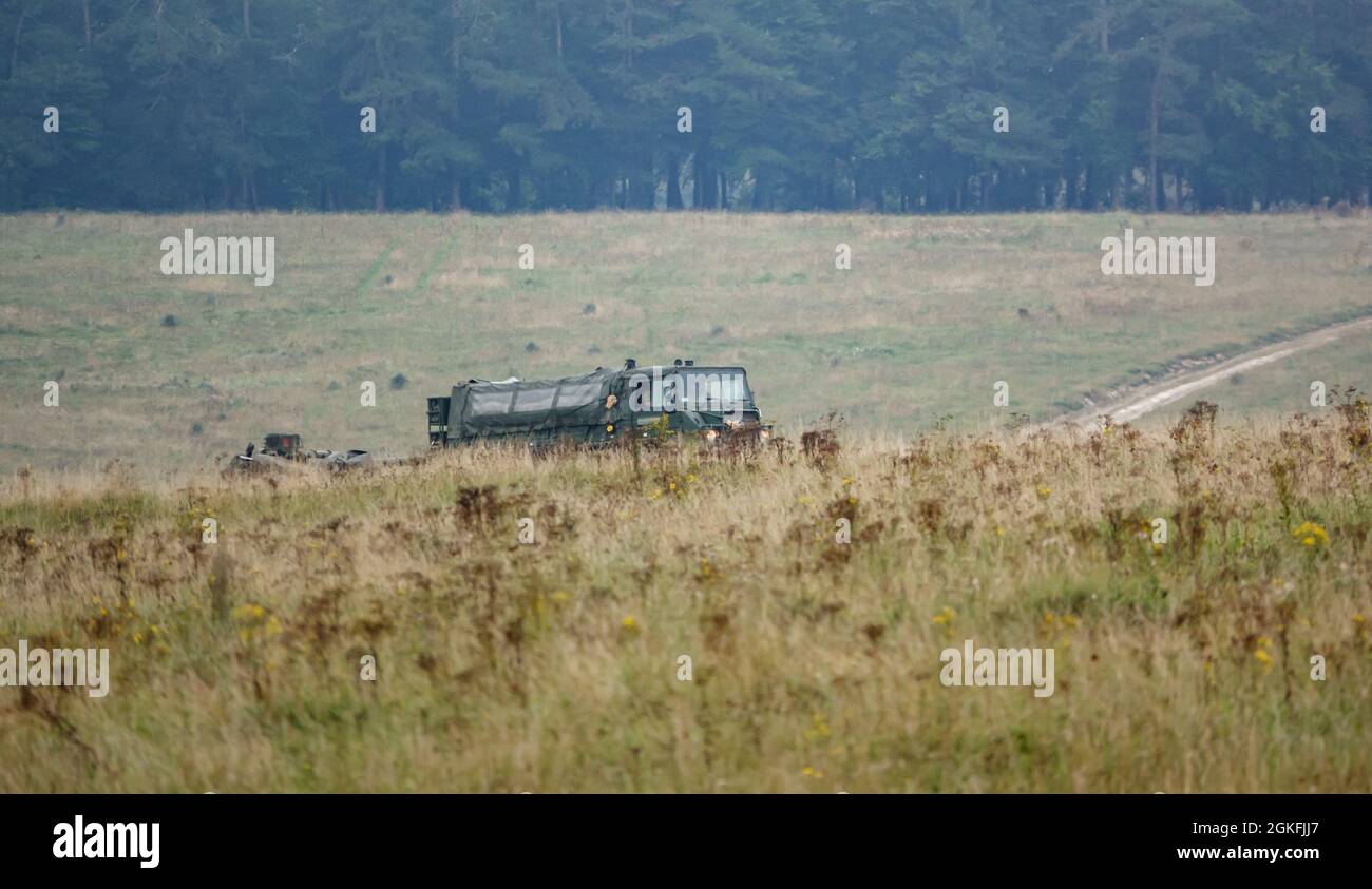 British army Steyr-Daimler-Puch BAE Systems Pinzgauer high-mobility 6x6 ...