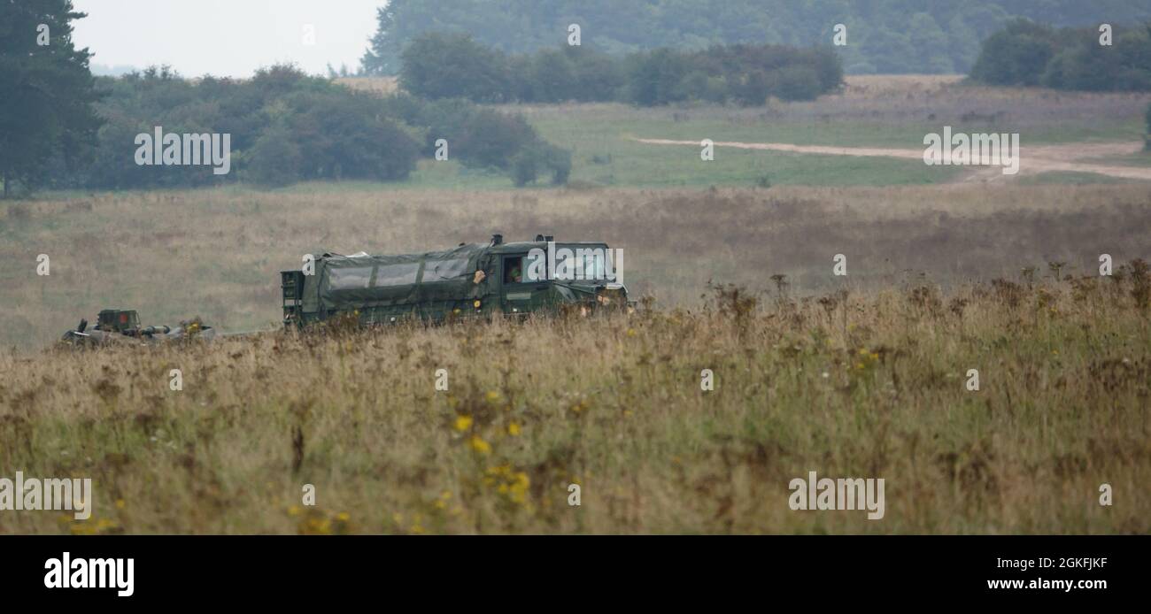 British army Steyr-Daimler-Puch BAE Systems Pinzgauer high-mobility 6x6 ...
