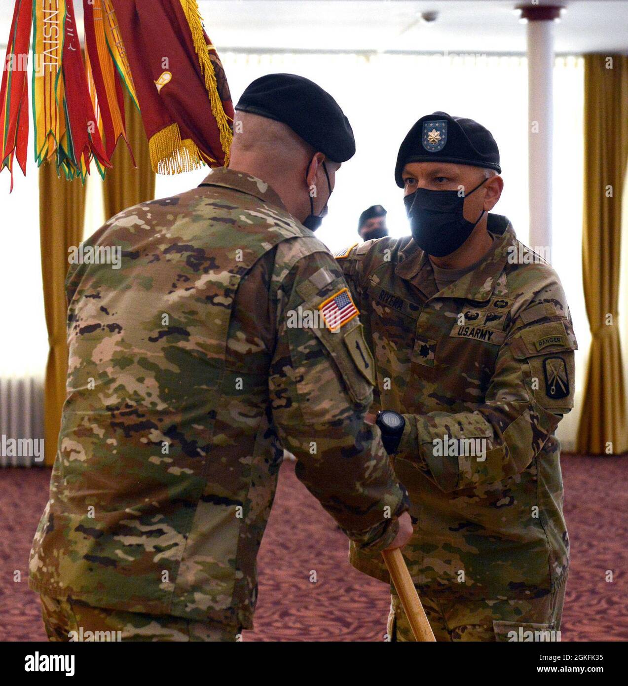 U.S. Army Col. Scott B. Kindberg, 16th Sustainment Brigade commander ...
