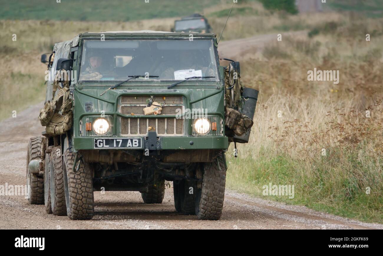 British army Steyr-Daimler-Puch BAE Systems Pinzgauer high-mobility 6x6 ...