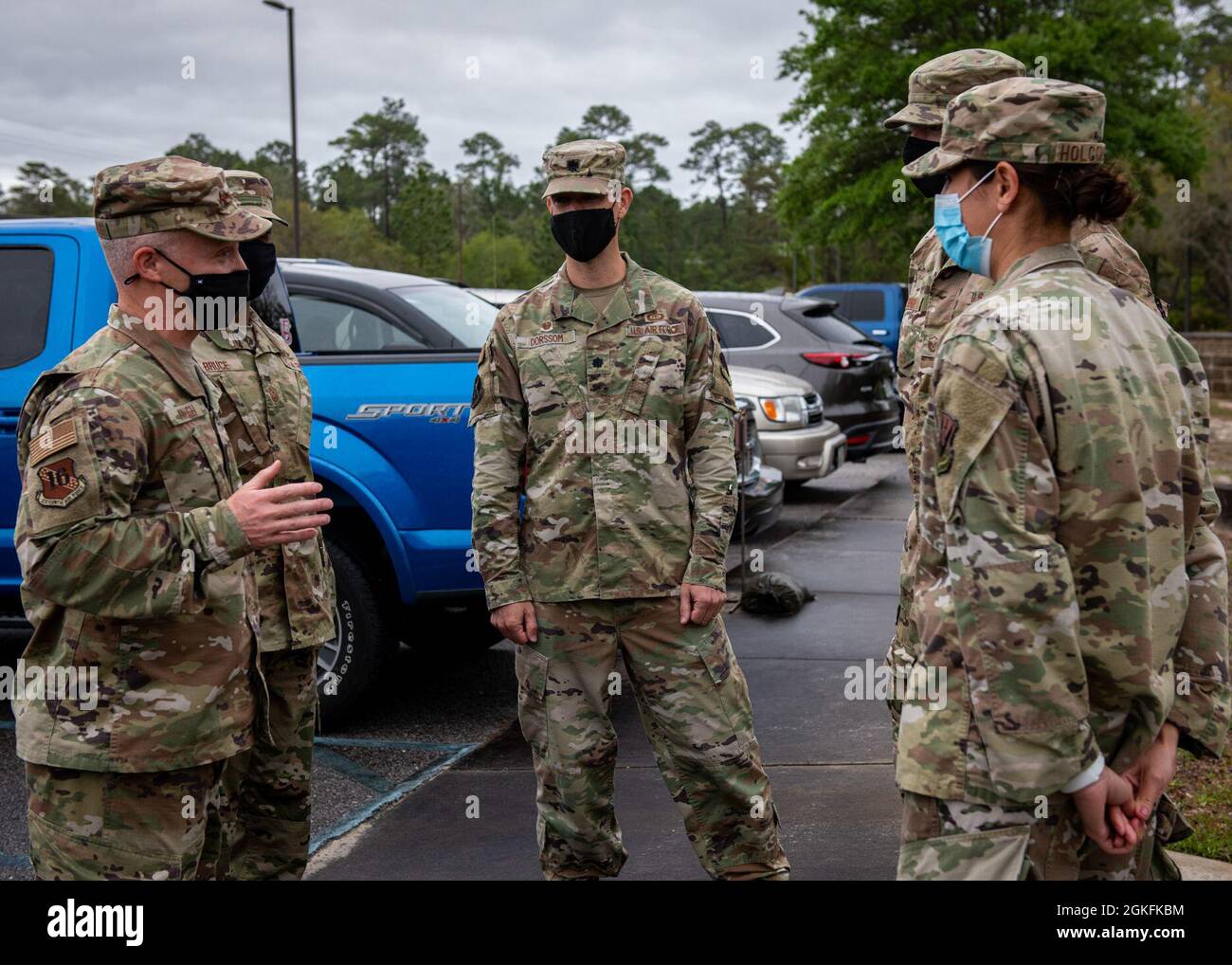 U.S. Air Force Lt. Gen. Timothy Haugh, commander of 16th Air Force (Air ...