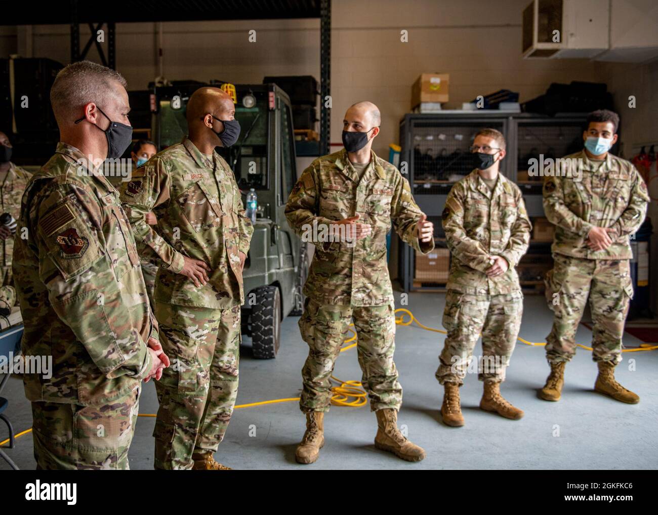 U.S. Air Force Lt. Gen. Timothy Haugh, commander of 16th Air Force (Air ...