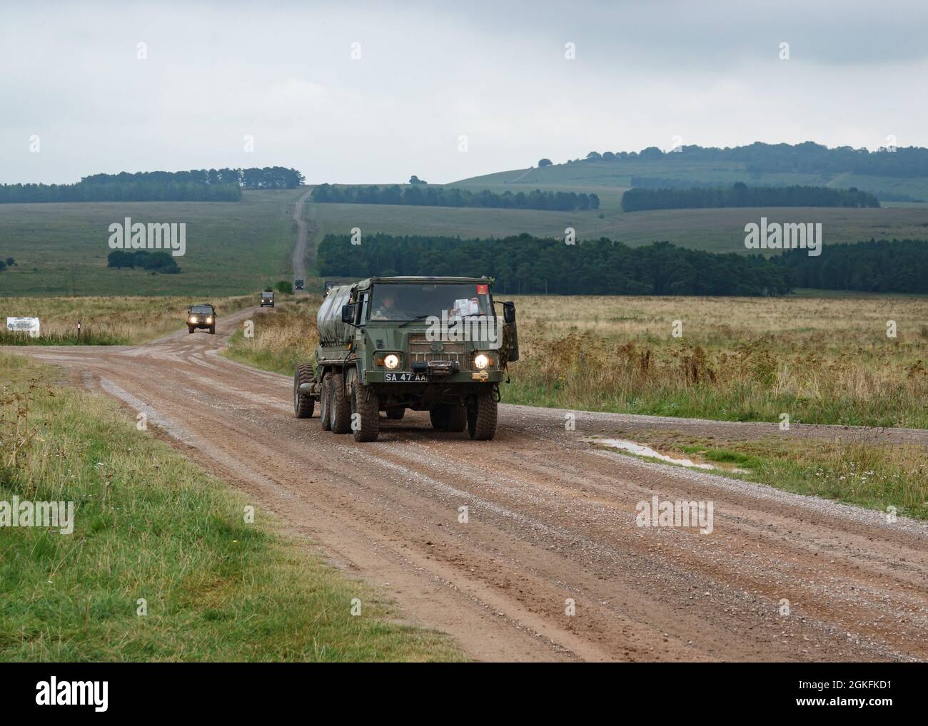British army Steyr-Daimler-Puch BAE Systems Pinzgauer high-mobility 6x6 ...