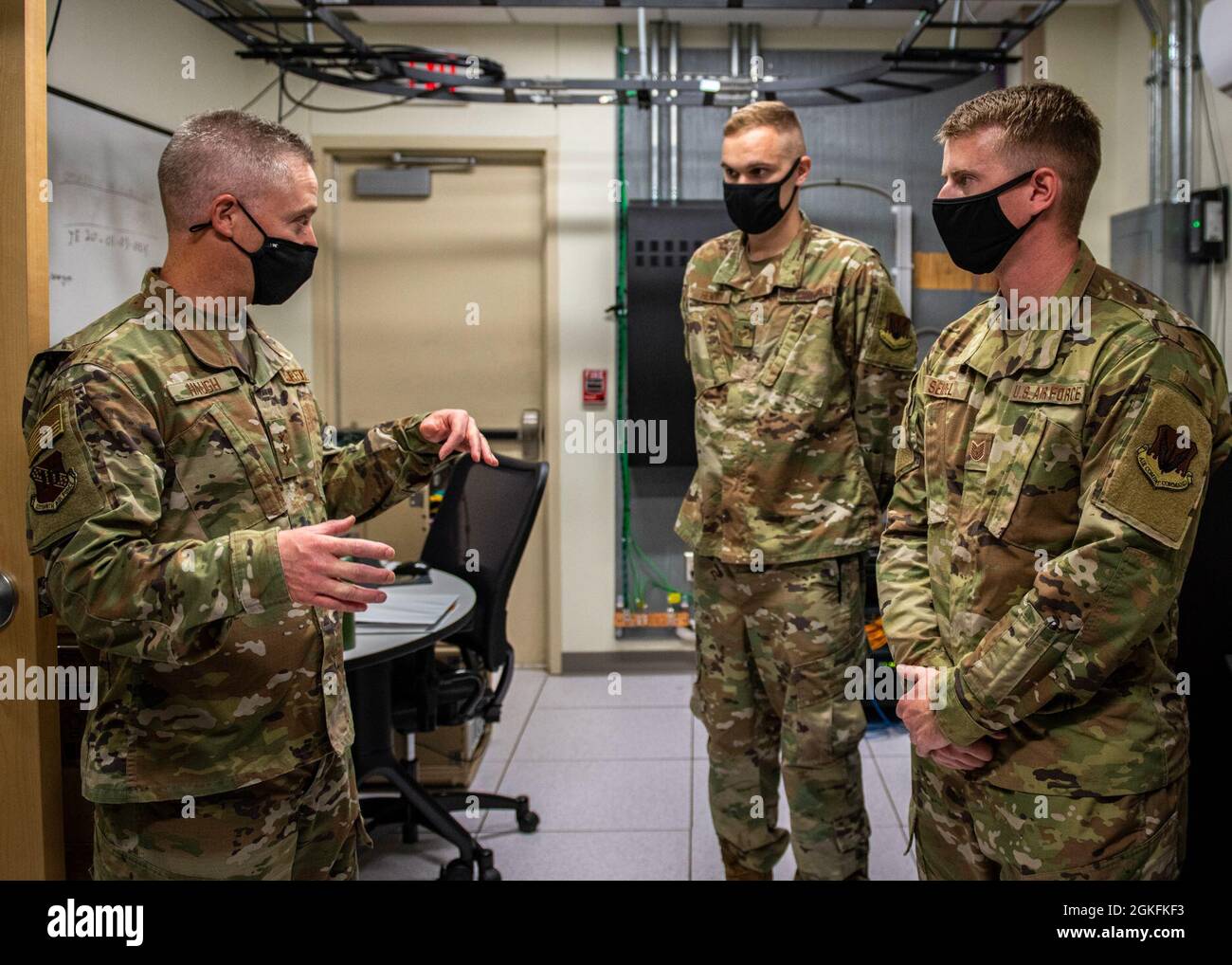U.S. Air Force Lt. Gen. Timothy Haugh, commander of 16th Air Force (Air ...