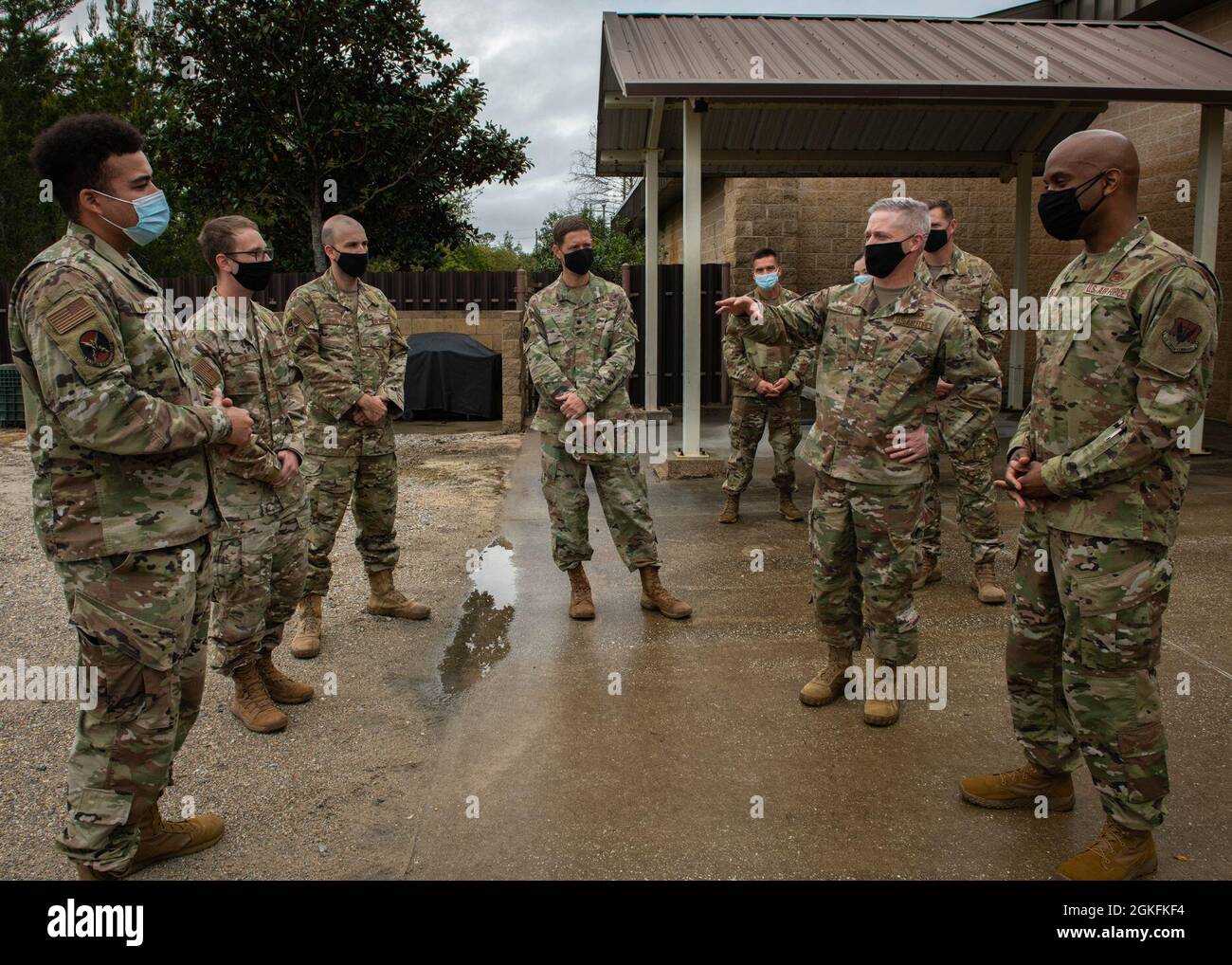 U.S. Air Force Lt. Gen. Timothy Haugh, commander of 16th Air Force (Air ...