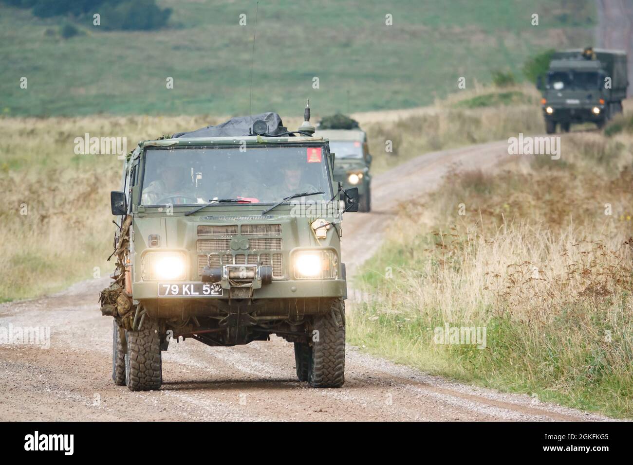 A British army Steyr-Daimler-Puch - BAE Systems Pinzgauer high-mobility ...