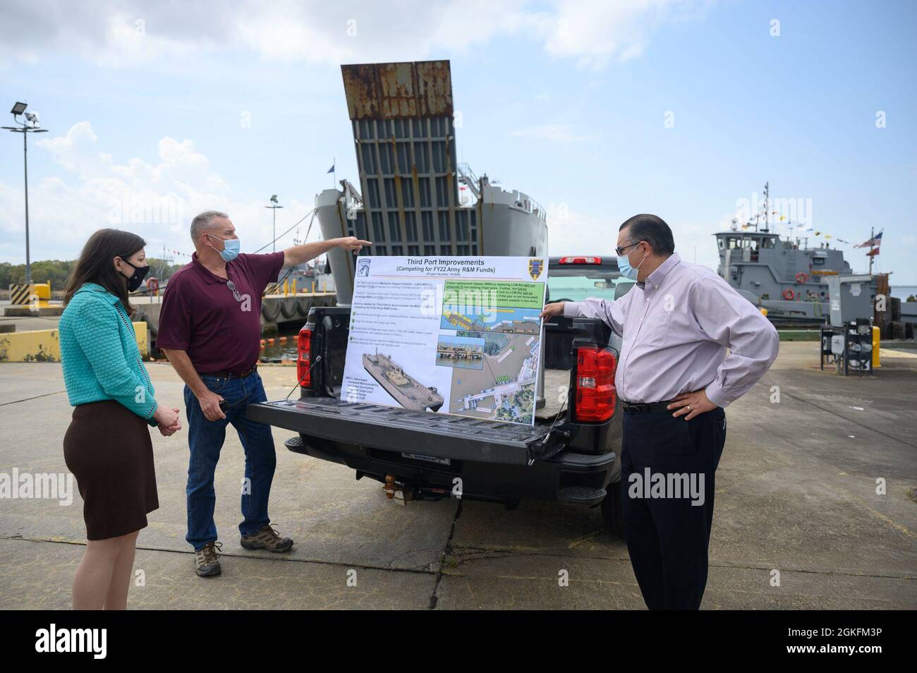 U.S. Congresswoman Elaine Luria visits Third Port at Joint Base Langley ...
