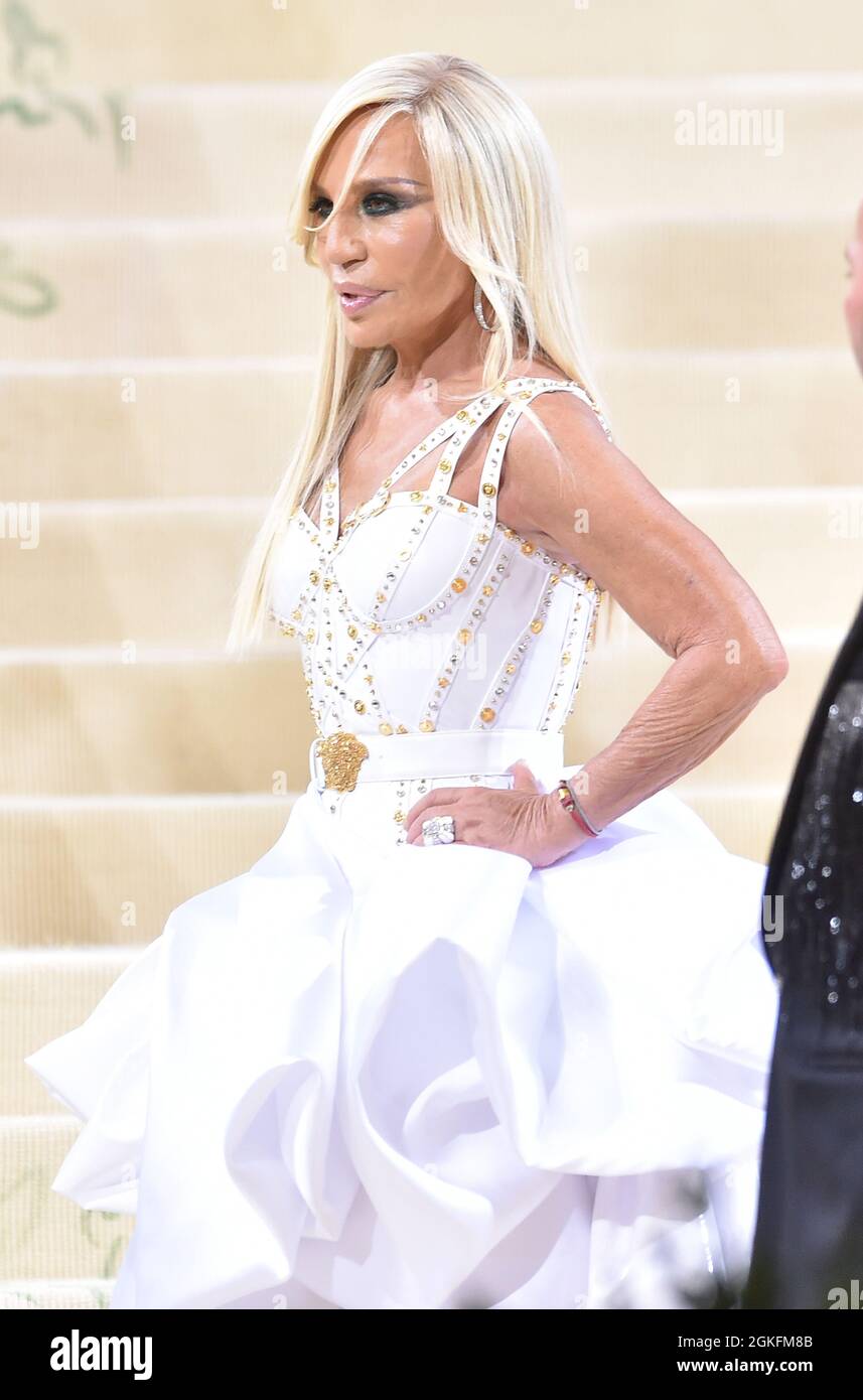 New York, New York, USA. 13th Sep, 2021. Donatella Versace at the 2021 ...