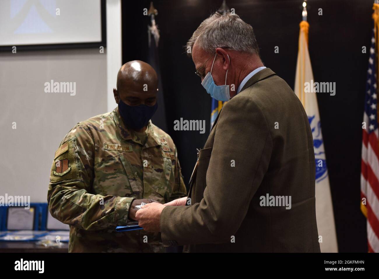 U.S. Air Force Col. James Finlayson, 17th Training Wing vice commander ...