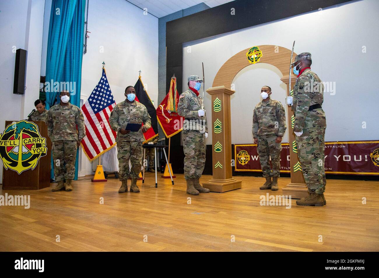 U.S. Army Command Sgt. Maj. Freddie Thompson IV (right), Exercise ...
