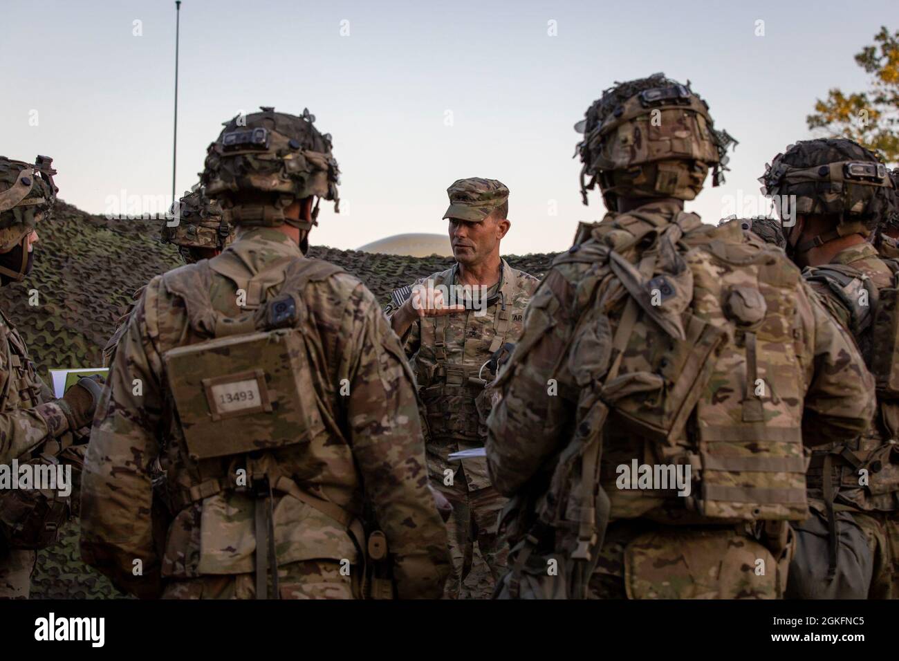 U.S. Army Maj. Gen. Brian Mennes, commander of Fort Drum and 10th ...
