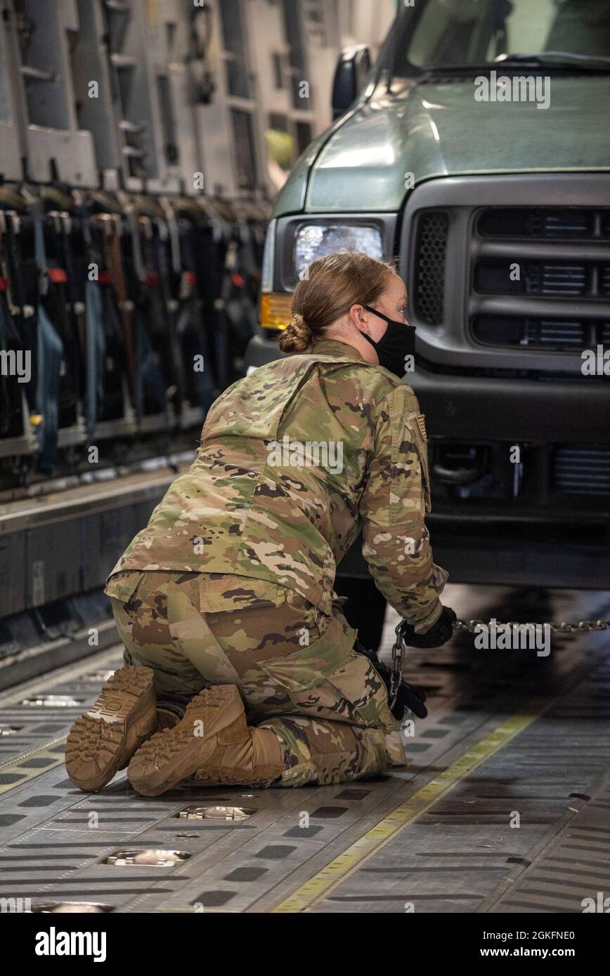 U.S. Air Force Airman 1st Class Constance Phillips, an air ...