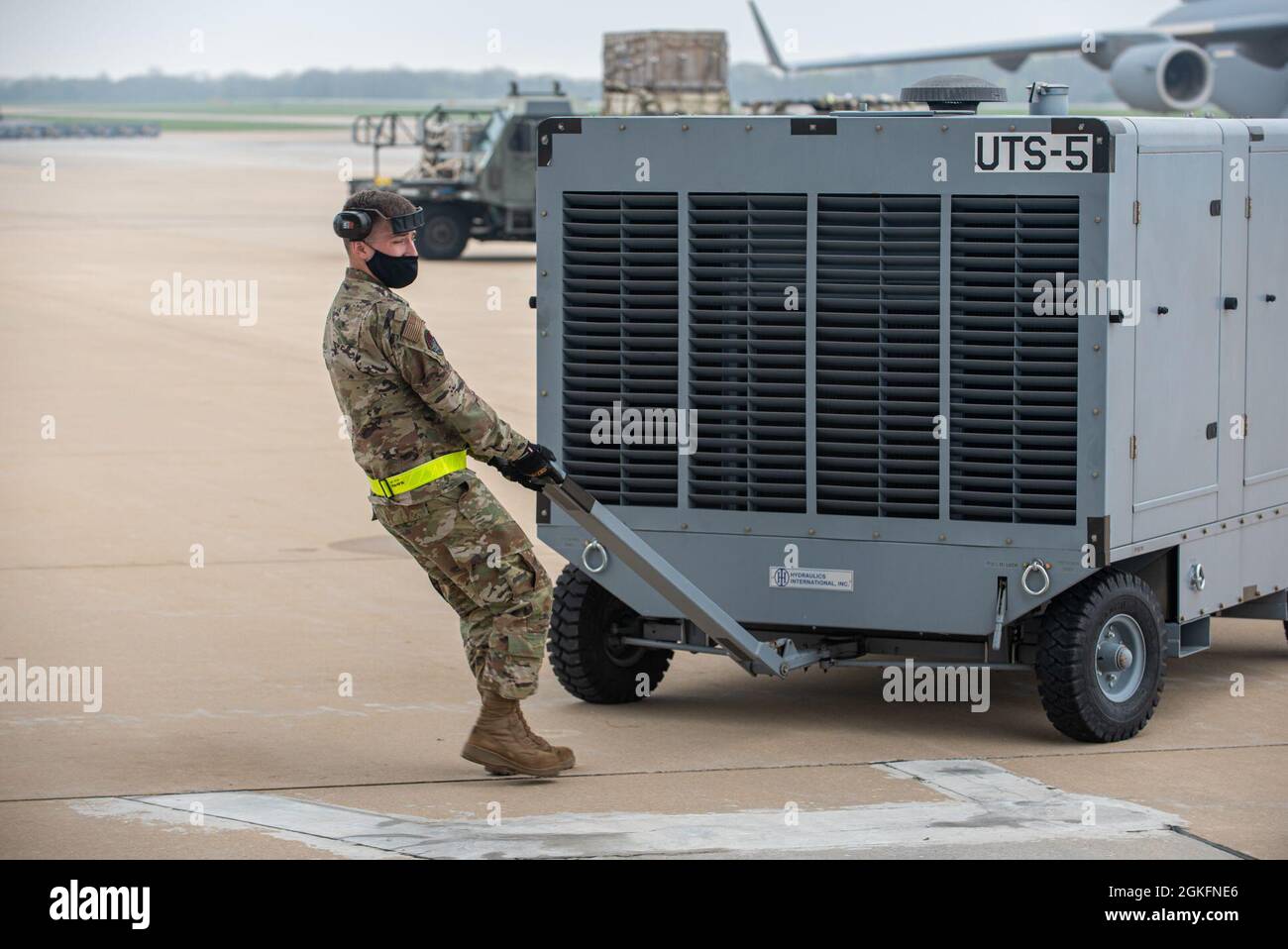U.S. Air Force Airman 1st Class Jesse Mier, an air transportation ...