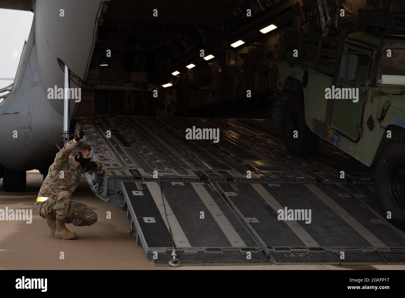 U.S. Air Force Airman 1st Class Jesse Mier, an air transportation ...