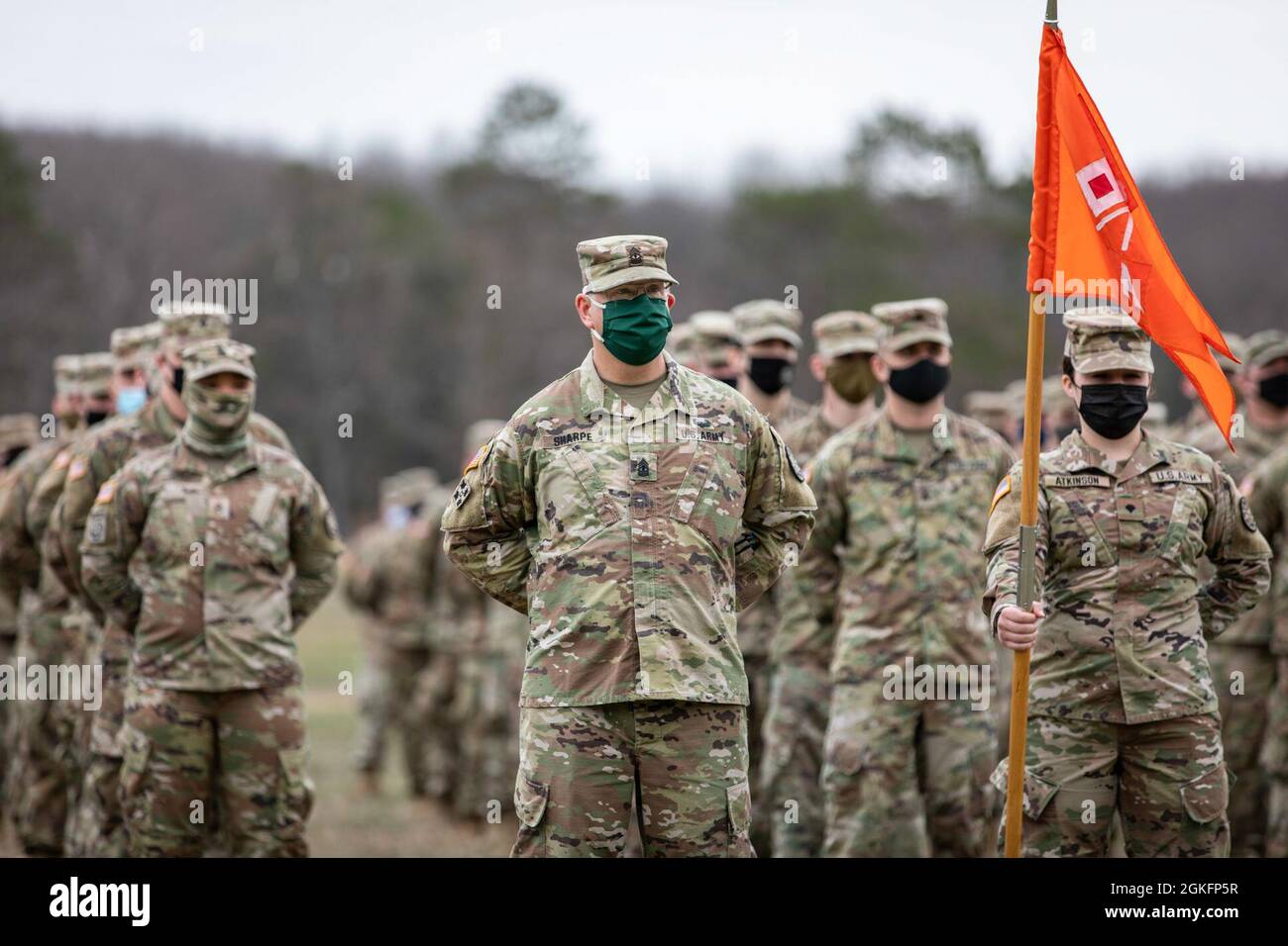 U.S. Army Soldiers with the 156th Expeditionary Signal Battalion, 177th ...
