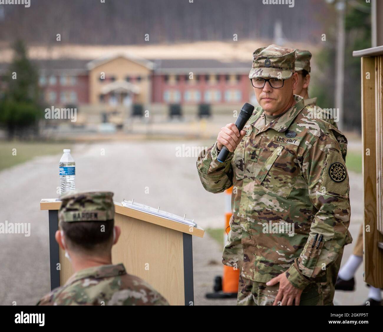 U.S. Army Master Sgt. Andrew Lytle, incoming command sergeant major ...