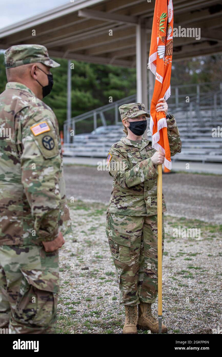U.S. Army Command Sgt. Maj. Rebecca Witt, outgoing command sergeant ...