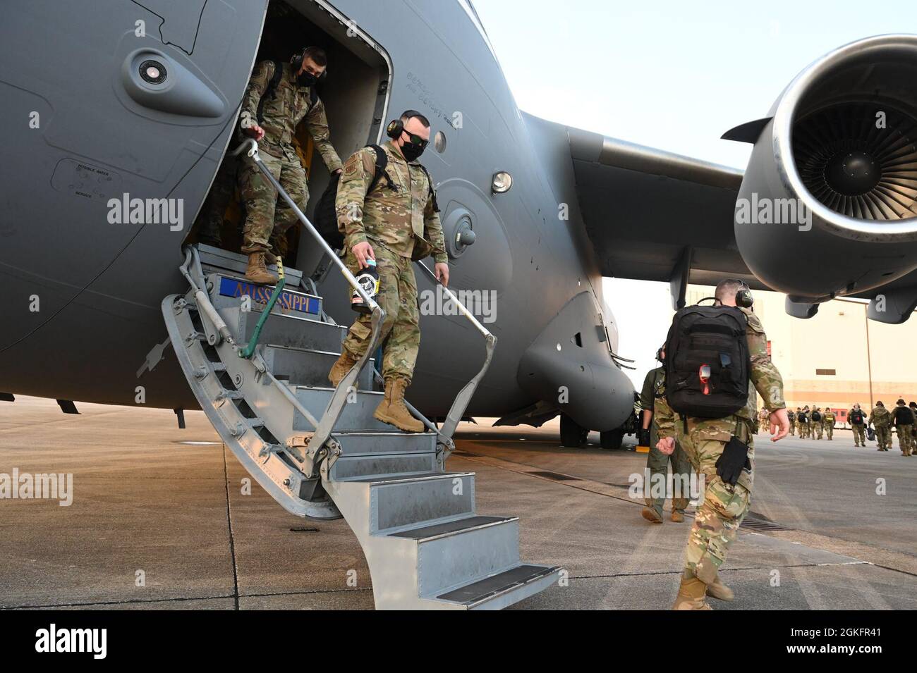 119th Wing unit members arrive at Gulfport Combat Readiness Training ...