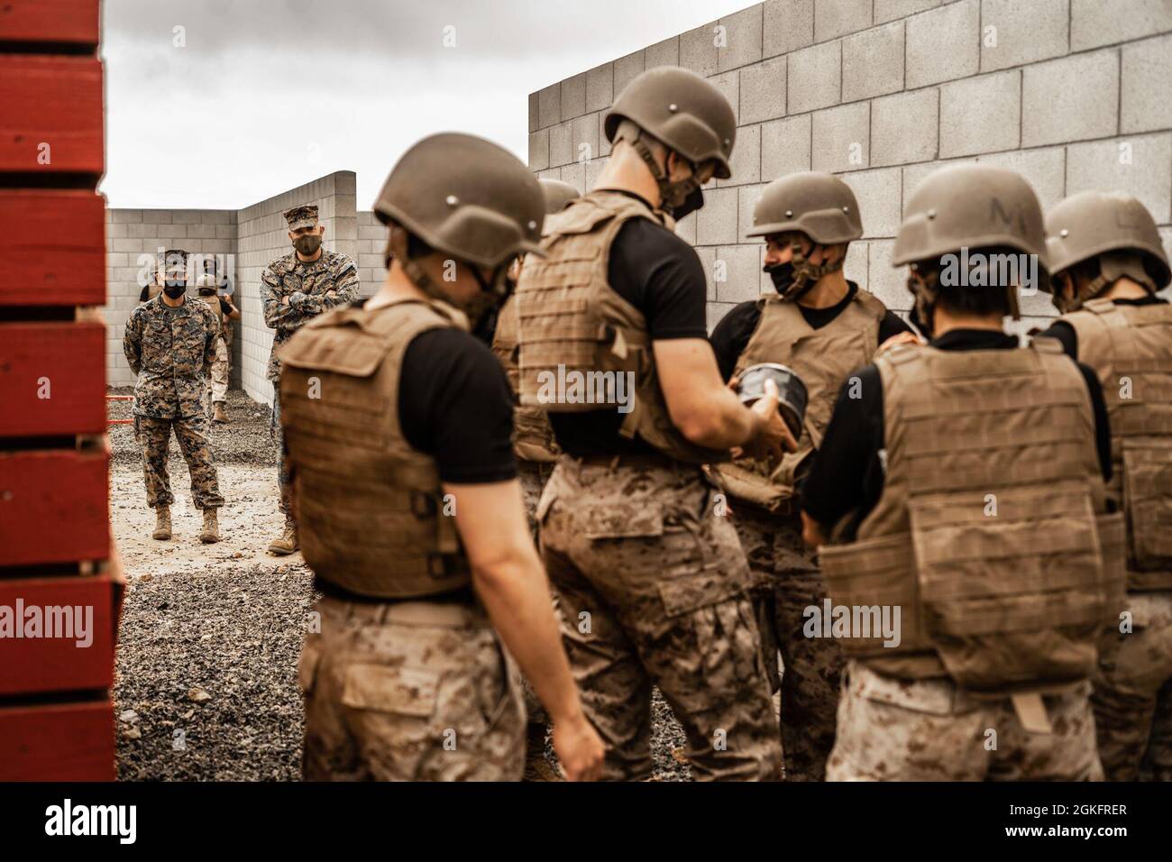 U.S. Marine Corps Col. James B. Conway, commanding officer with 12th ...