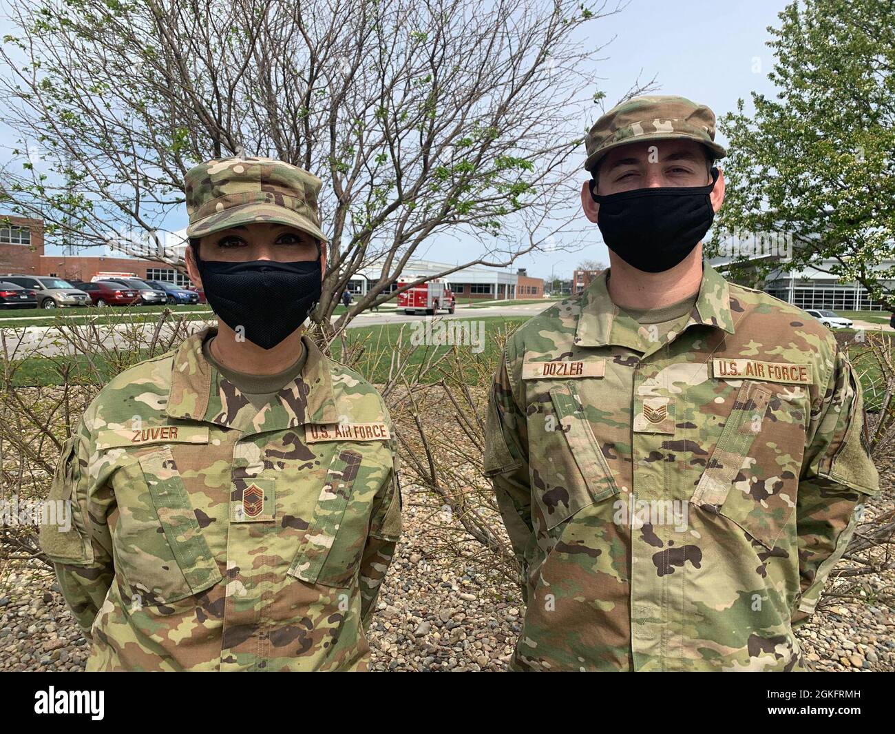 Airmen from the 155th Air Refueling Wing celebrate National Siblings ...