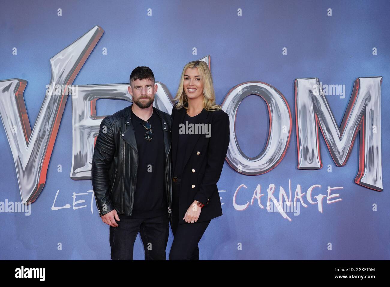 Anthony Stazicker and Ruby McClafferty arriving at Cineworld Leicester ...
