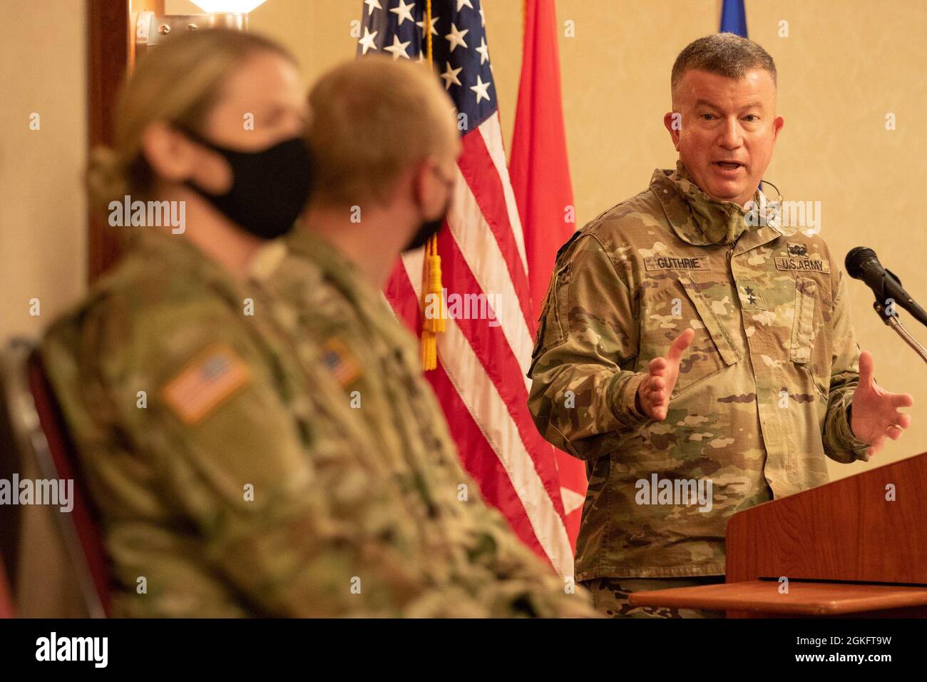 Maj. Gen. Darrell Guthrie, commanding general of the 88th Readiness ...