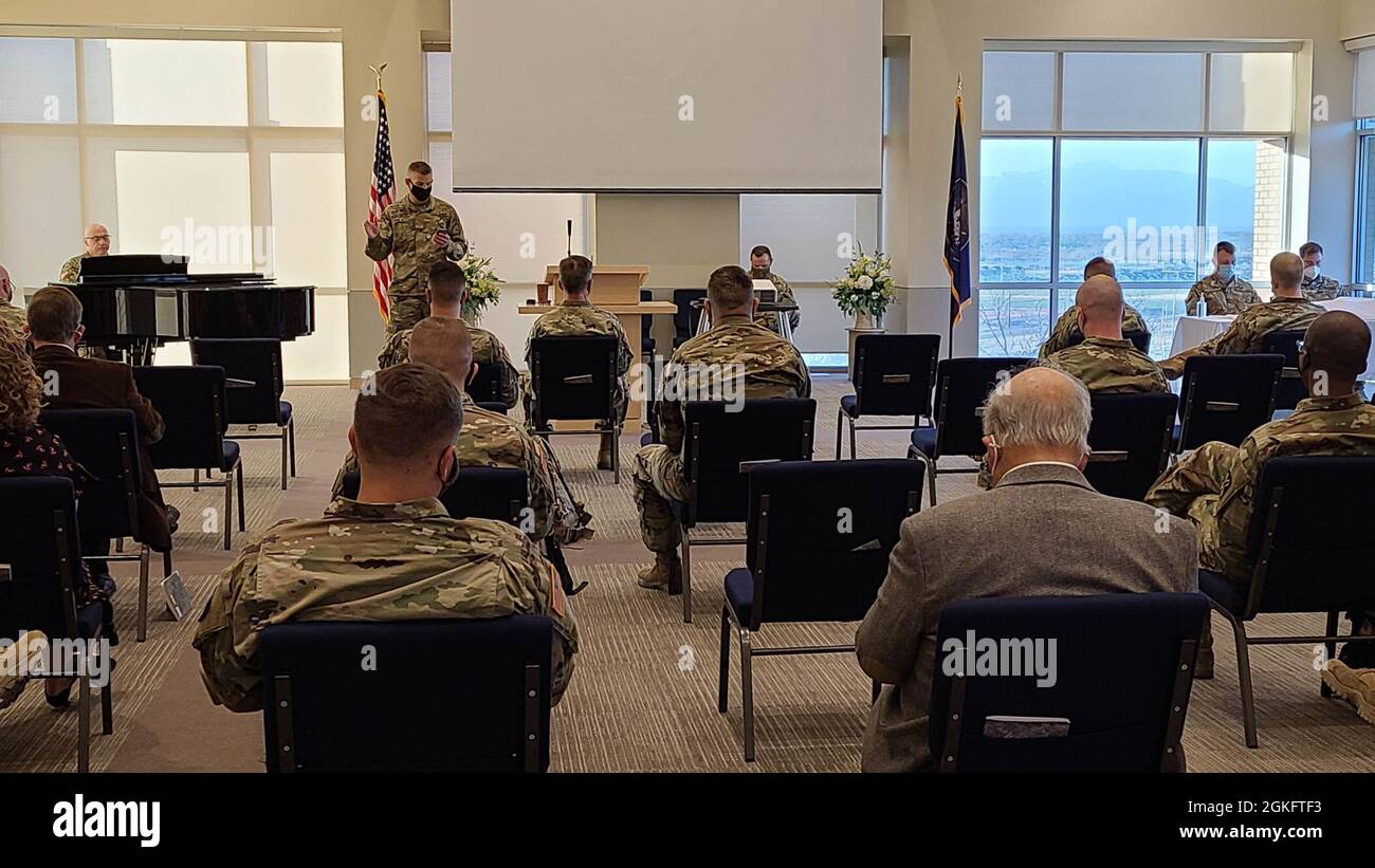 Soldiers sing hymns during a Church of Jesus Christ of Latter Day ...