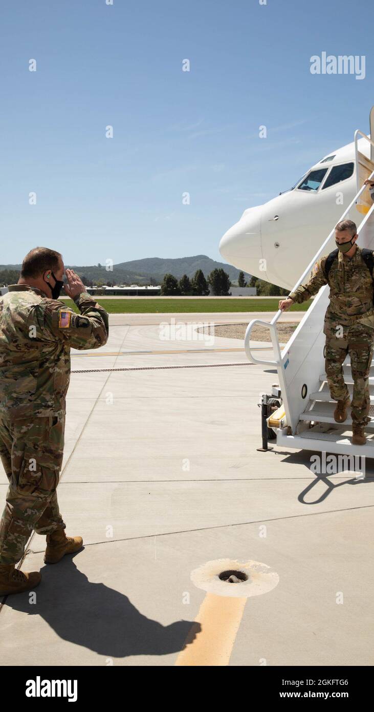 U.S. Army Maj. Gen. David Baldwin, the Adjutant General of the ...