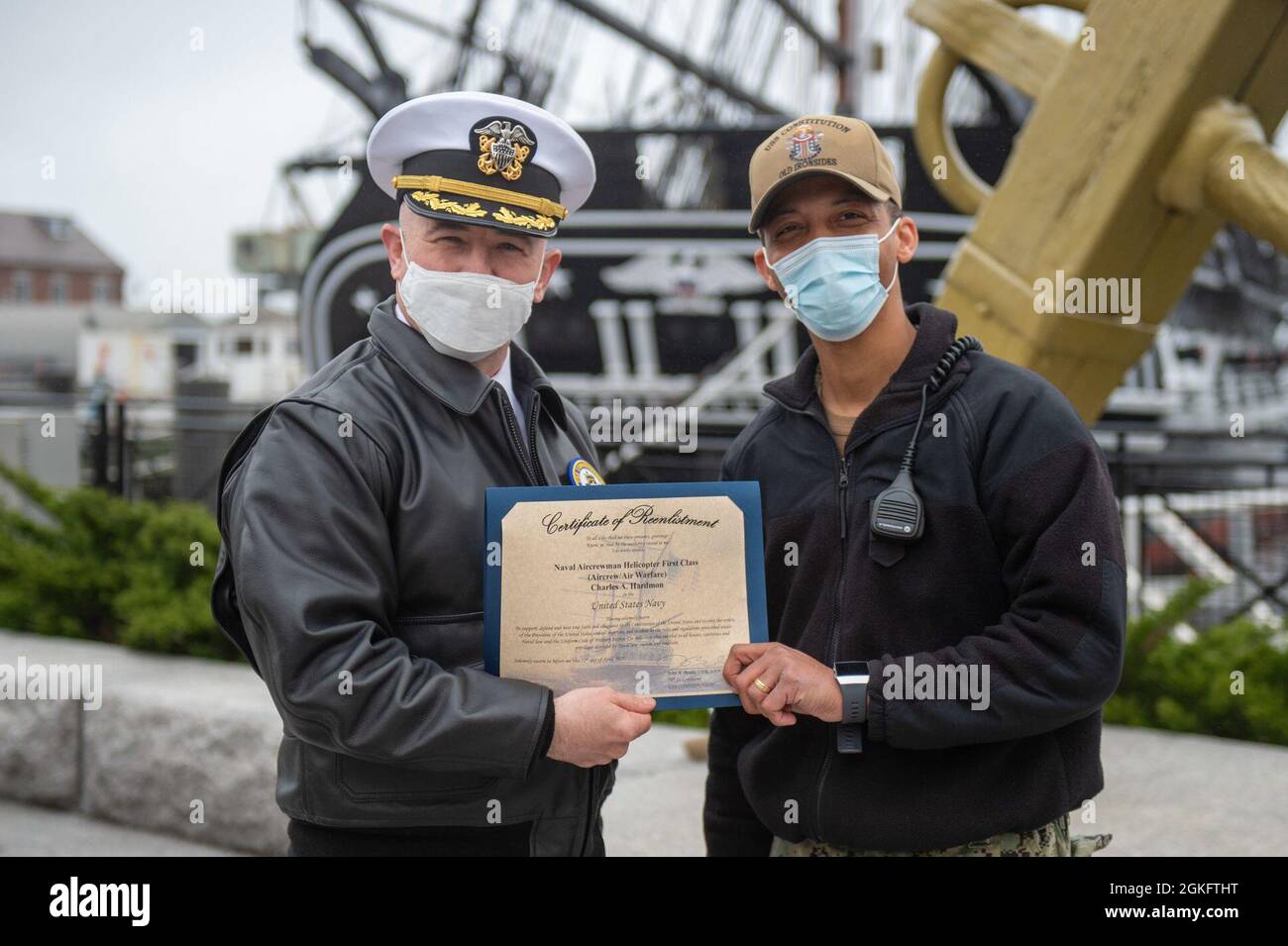 BOSTON (April 12, 2021) Naval Air Crewman (Helicopter) 1st Class ...