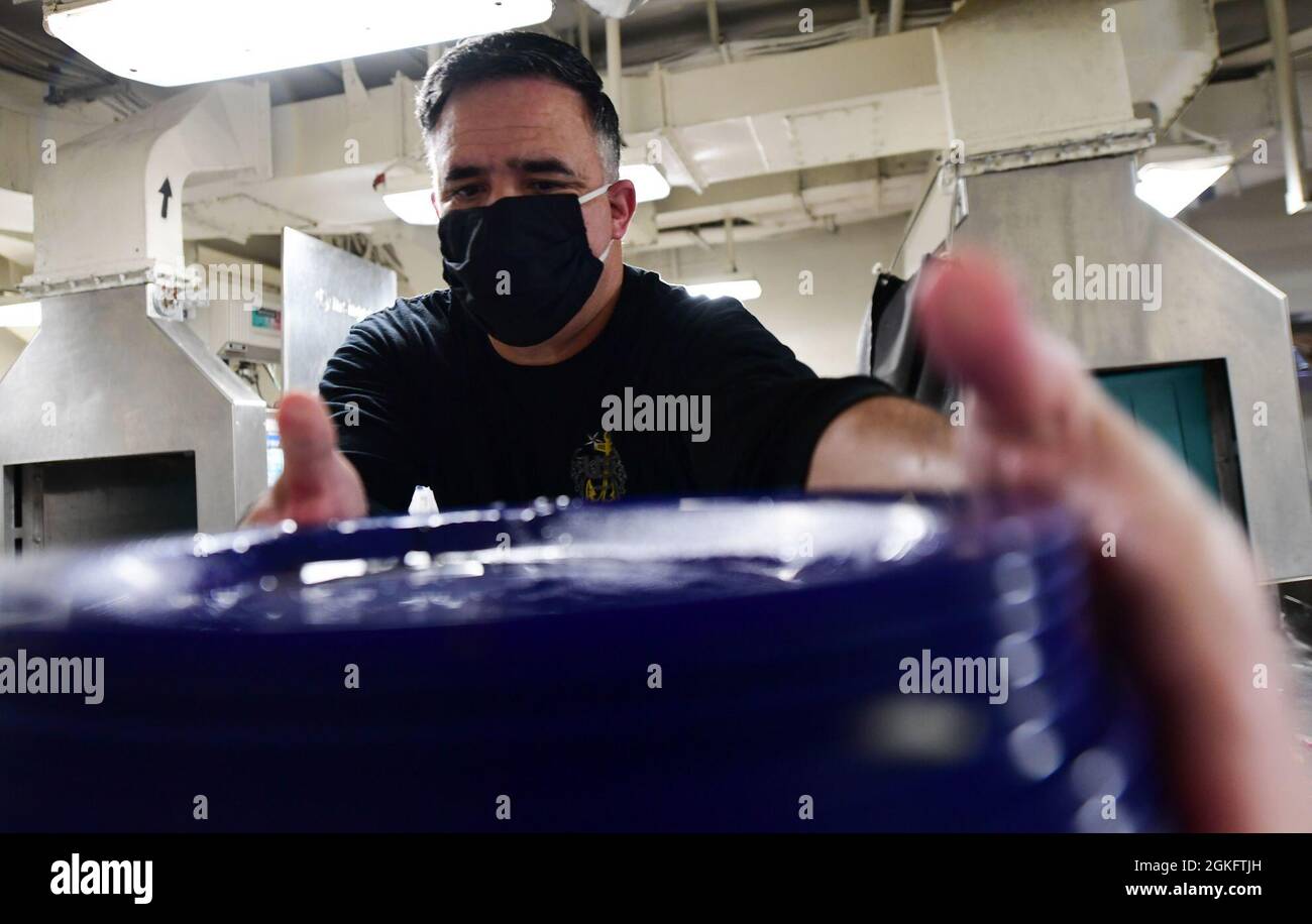 SOUTH CHINA SEA (April 11, 2021) – Command Master Chief Michael J ...