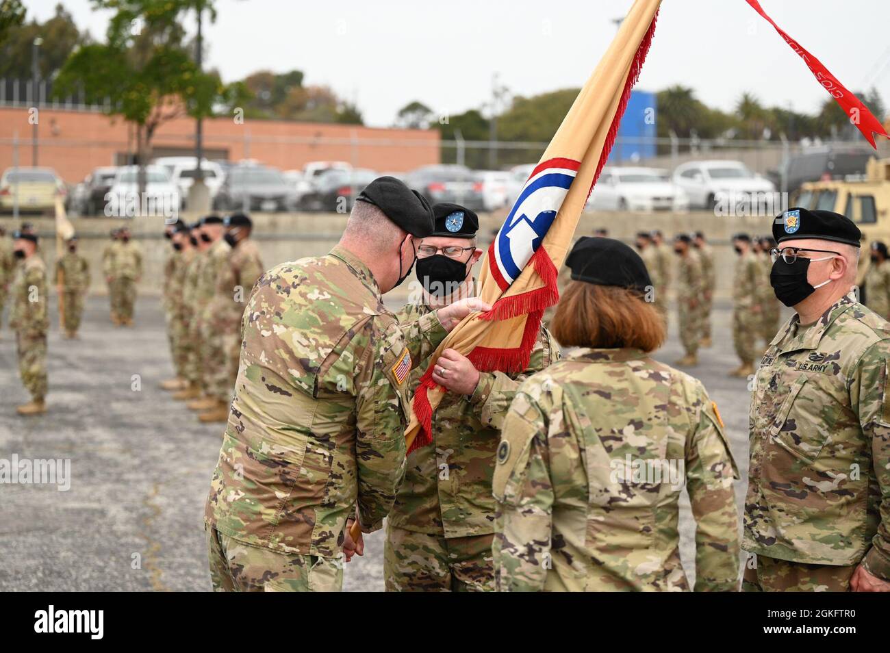 Maj. Gen. David W. Ling, commander of the 79th Theater Sustainment ...