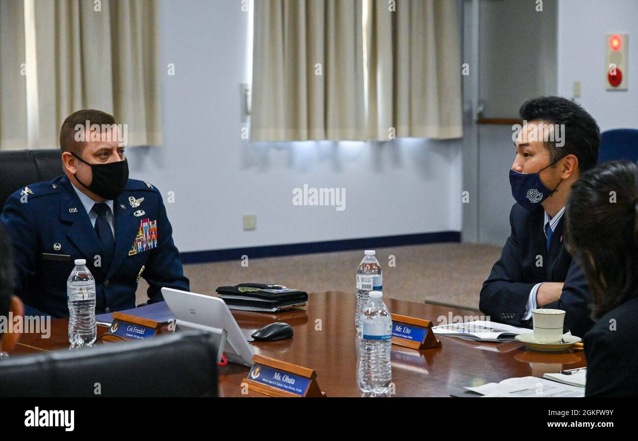U.S. Air Force Col. Jesse Friedel, Misawa Air Base installation ...